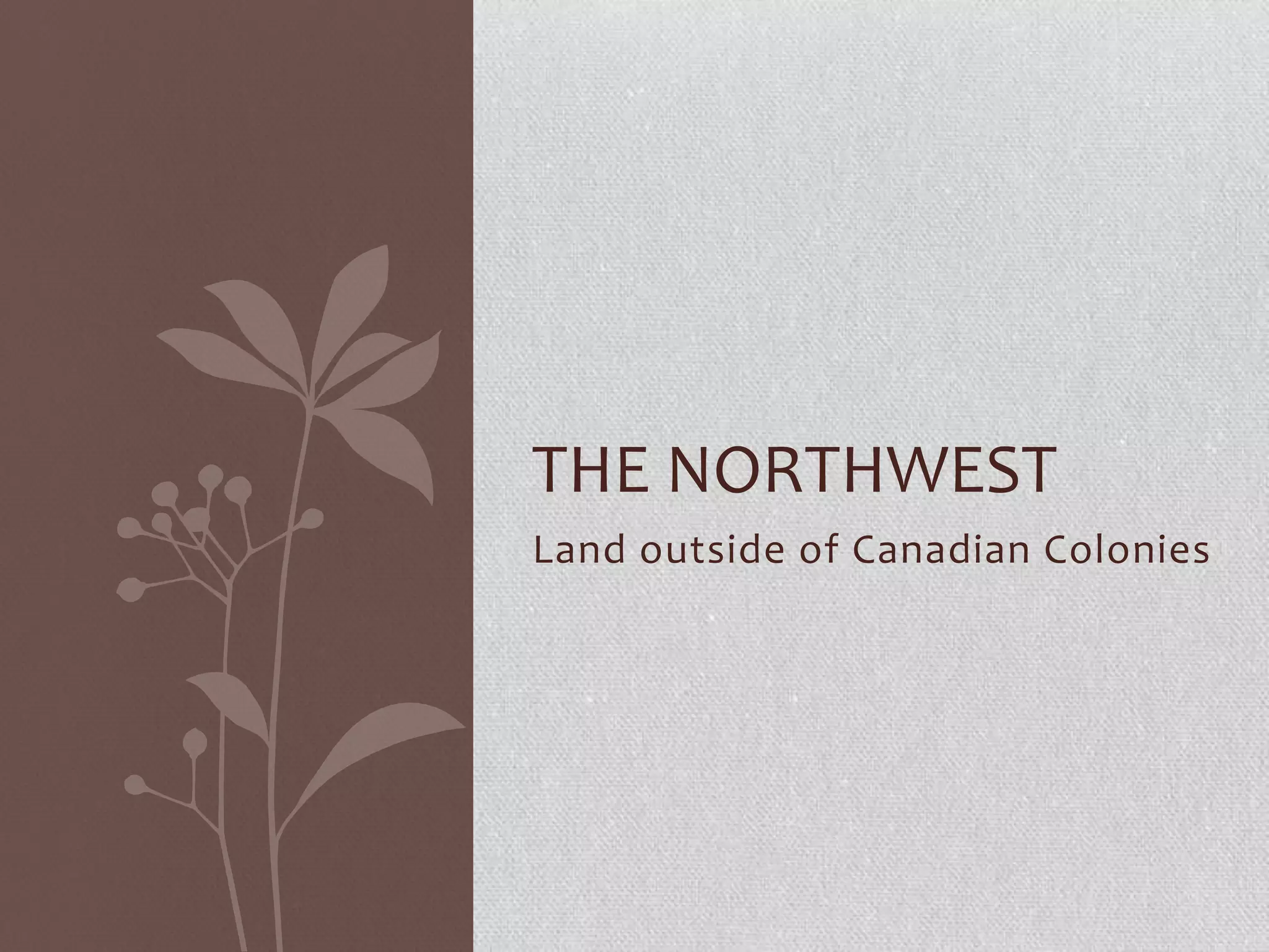 The northwest hbc & nwc | PPT