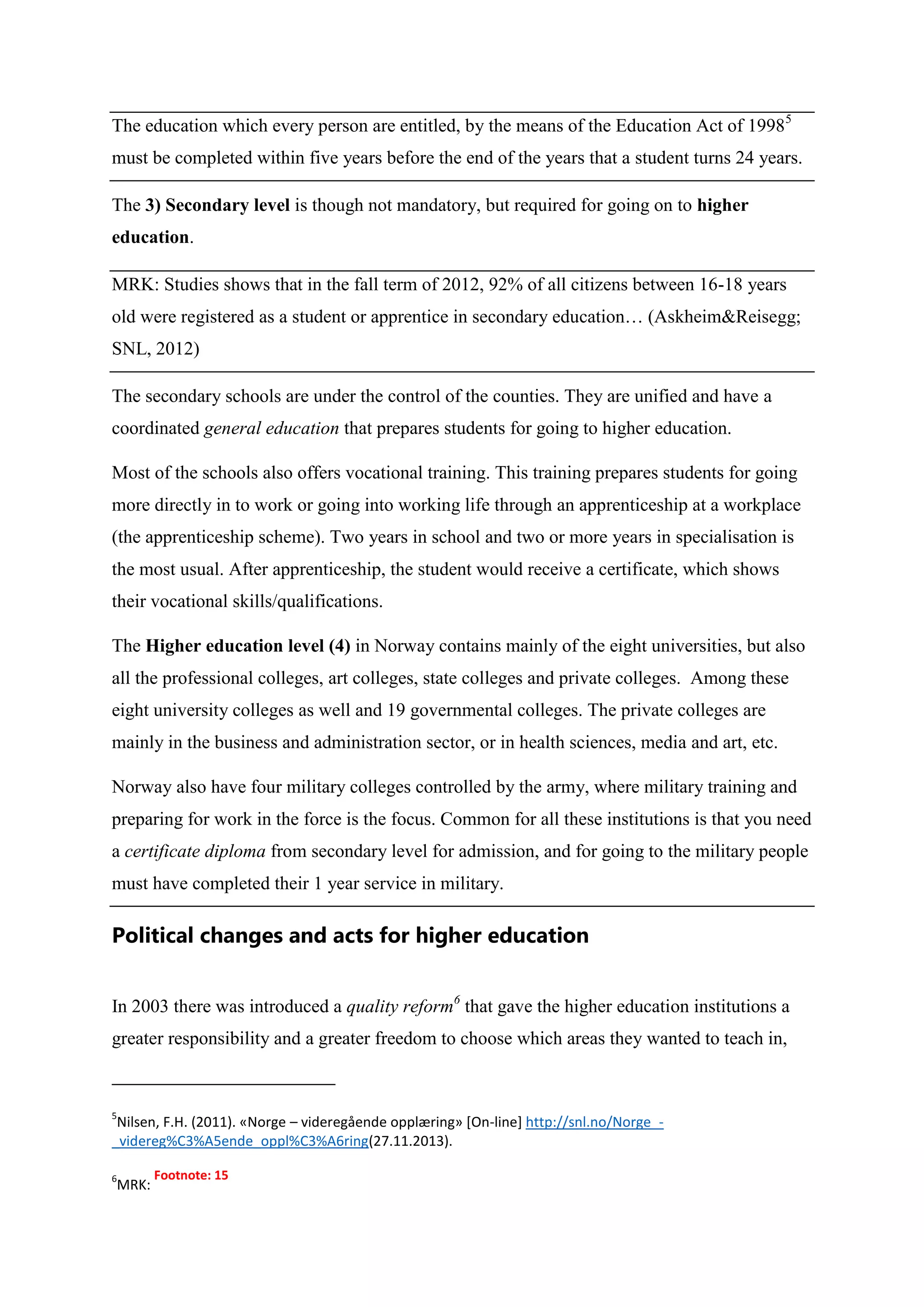 The norwegian education system s1 (v2) (1) | DOCX