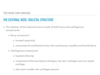 The nose and sinuses | PDF
