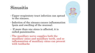 The Nose and nasal cavity, anatomy, and clinical diseases of nasal ...