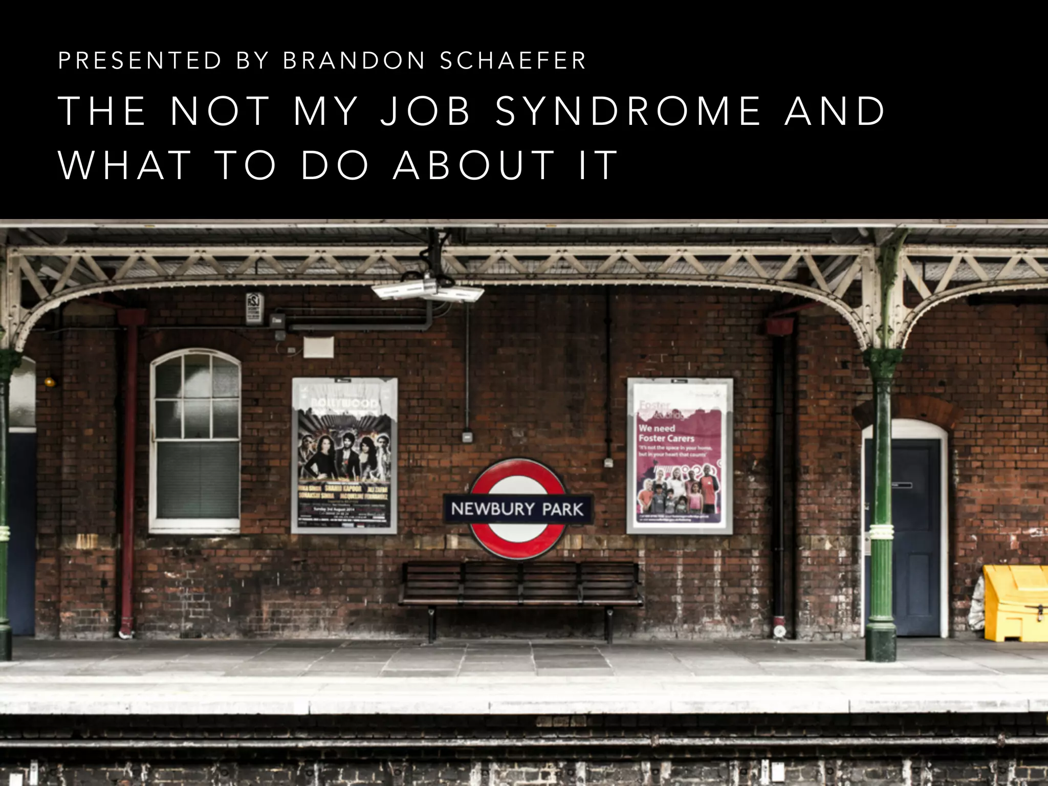 The Not My Job Syndrome and What to do About It | PDF