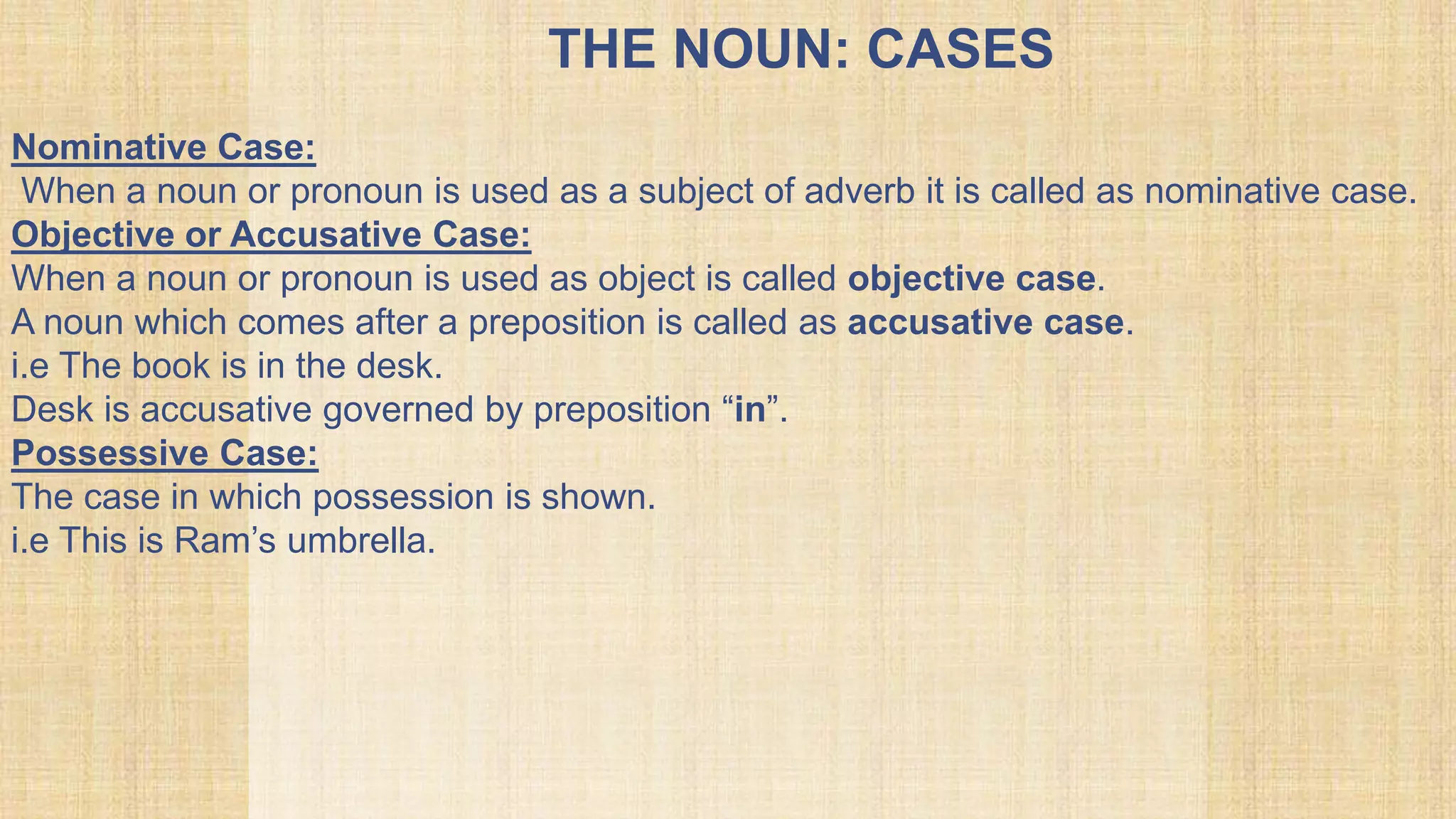 The noun and kinds | PPTX