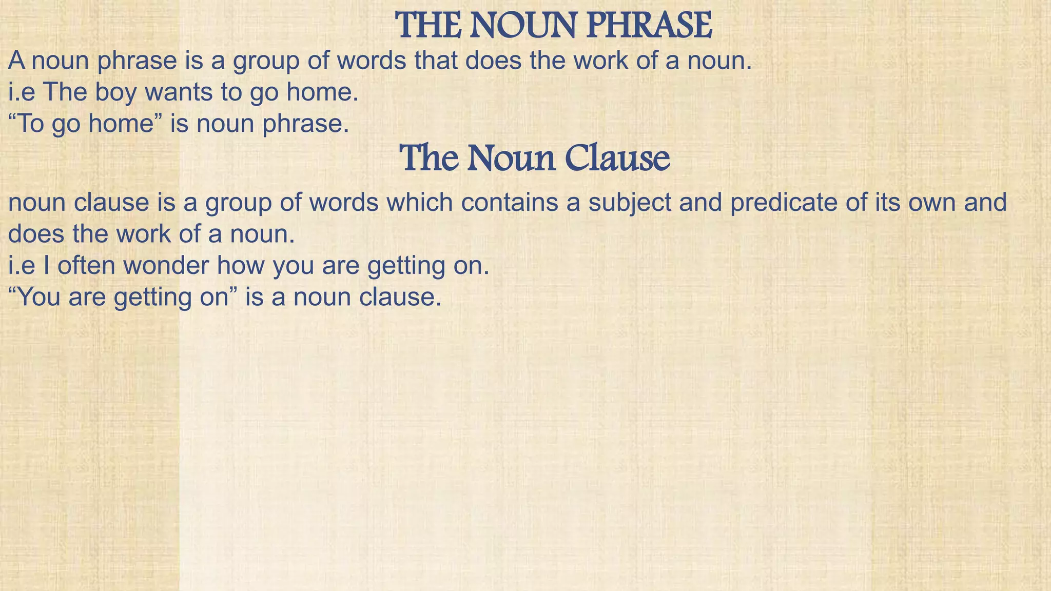 The noun and kinds | PPTX