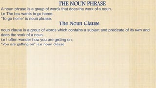 The noun and kinds | PPTX