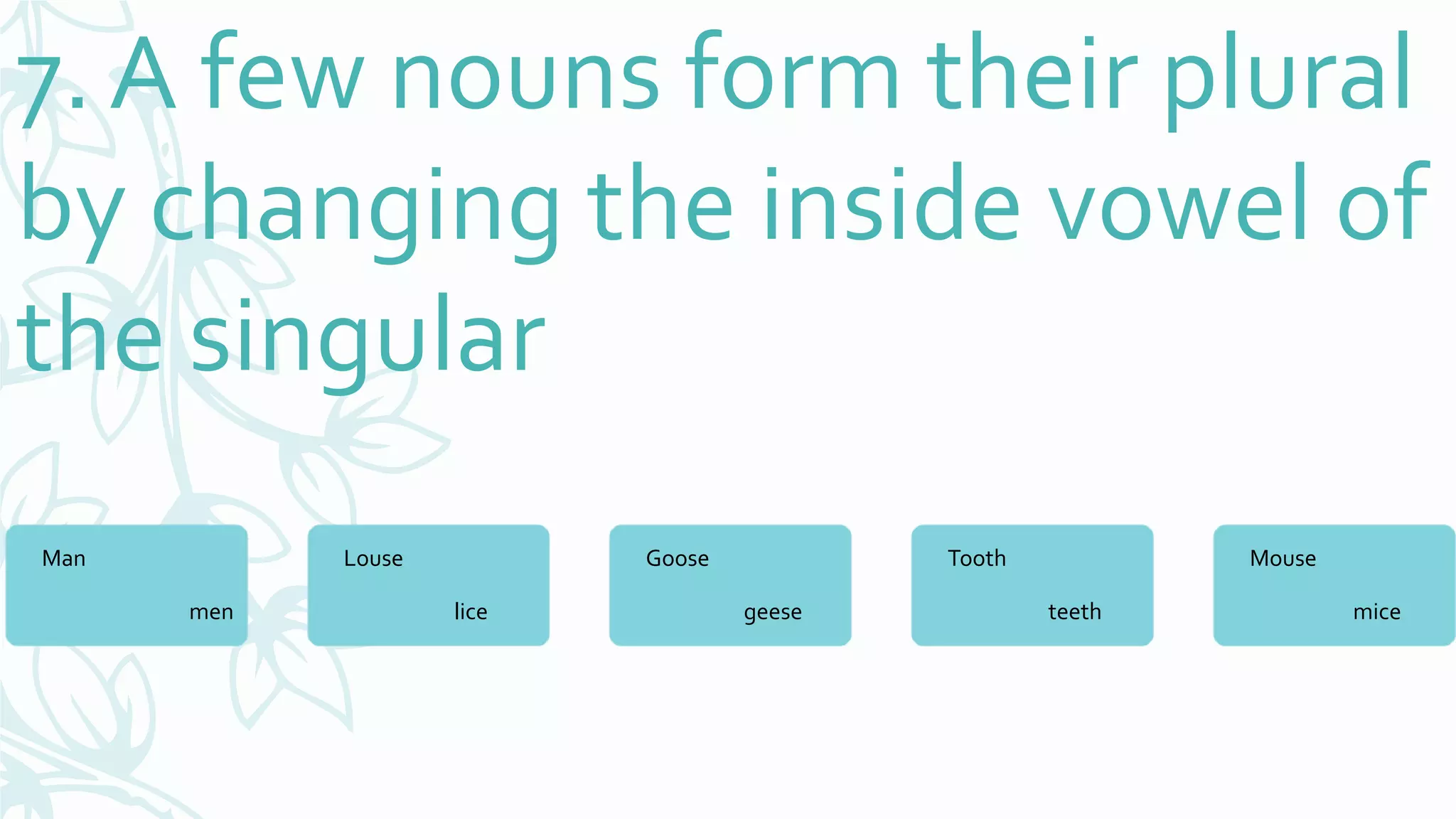 The noun number | PPTX