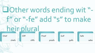 The noun number | PPTX