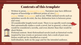 THE NOVEL.pptx