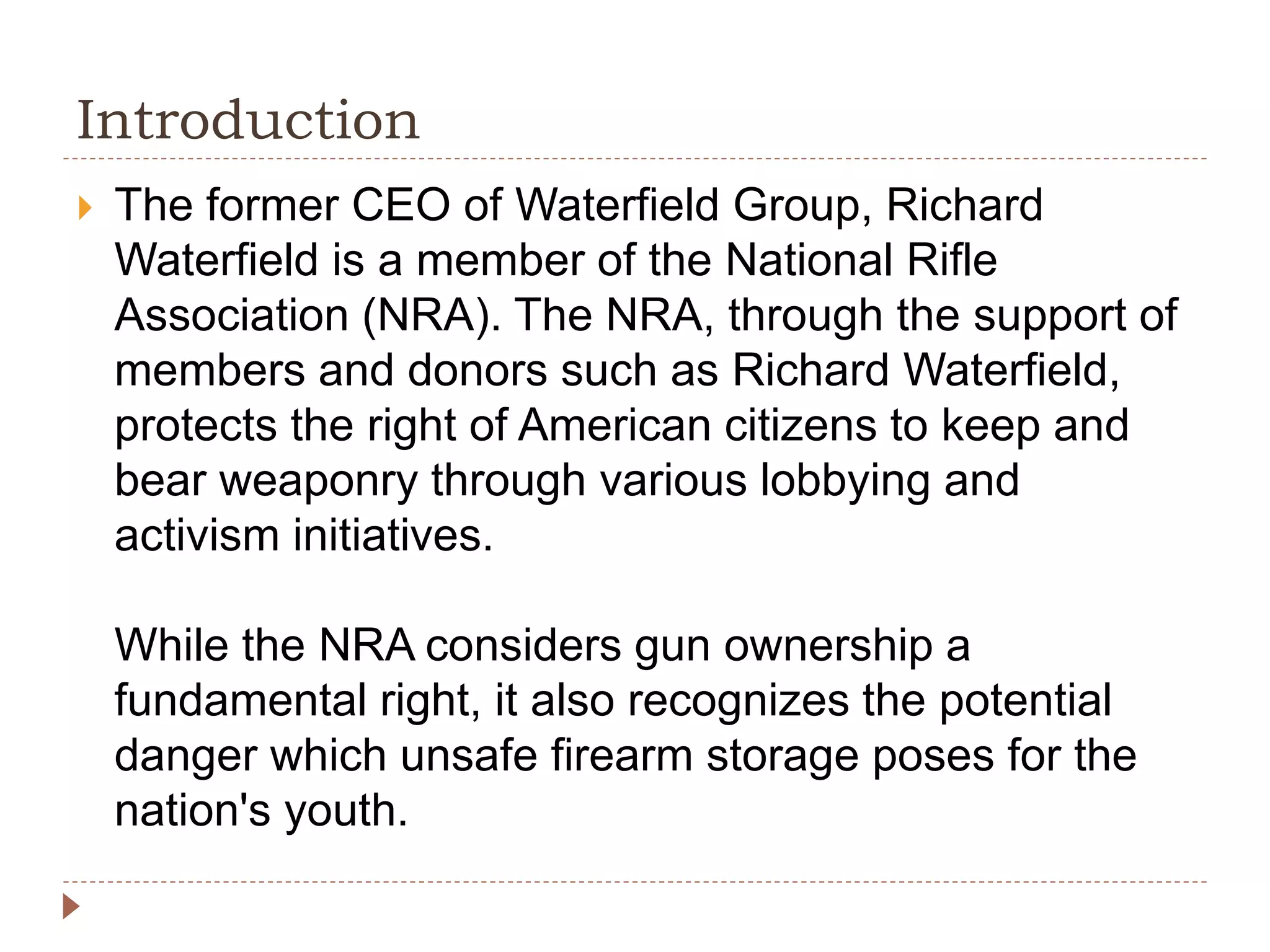 The NRA's Eddie Eagle Gunsafe Program | PPT