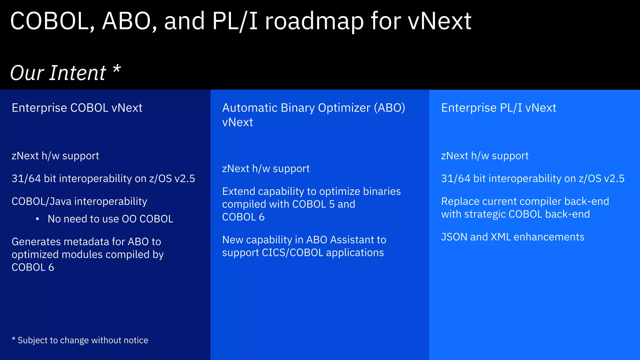 The NRB Group mainframe day 2021 - IBM Z-Strategy & Roadmap - Adam John ...