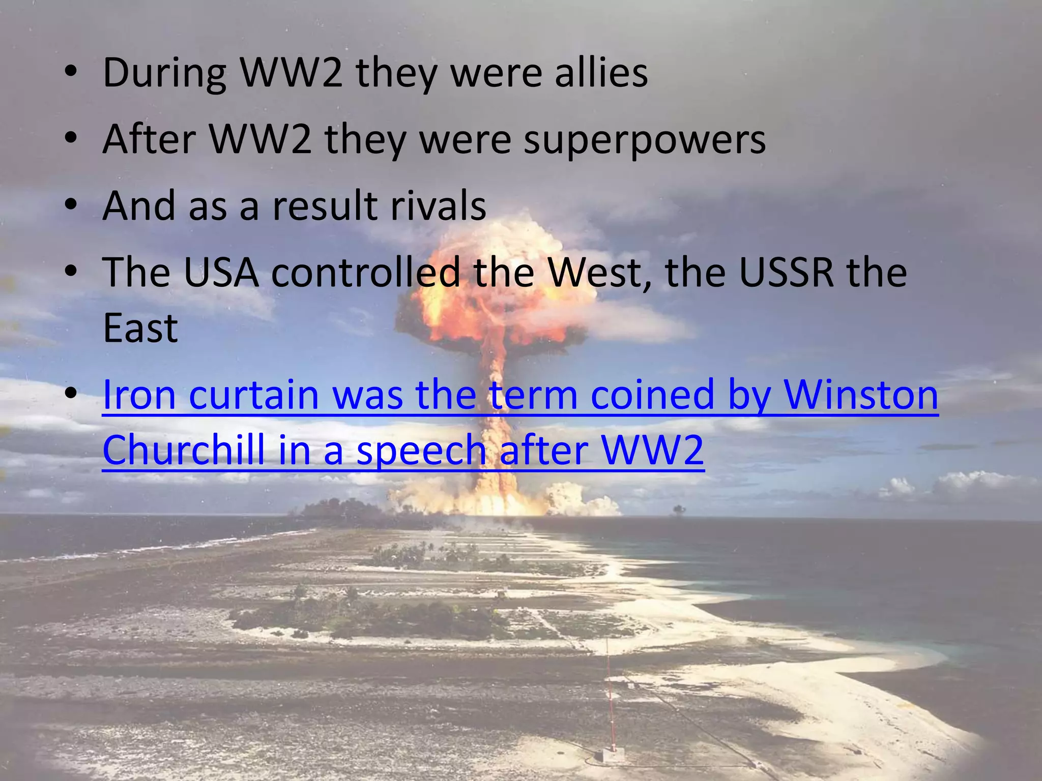 The nuclear age and cold war | PPTX