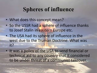 Sphere Of Influence Cold War