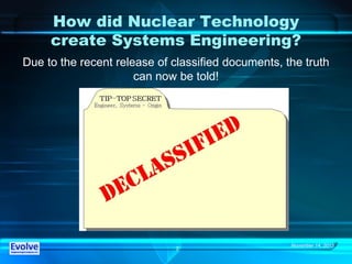 The Nuclear Origins of Systems Engineering | PDF
