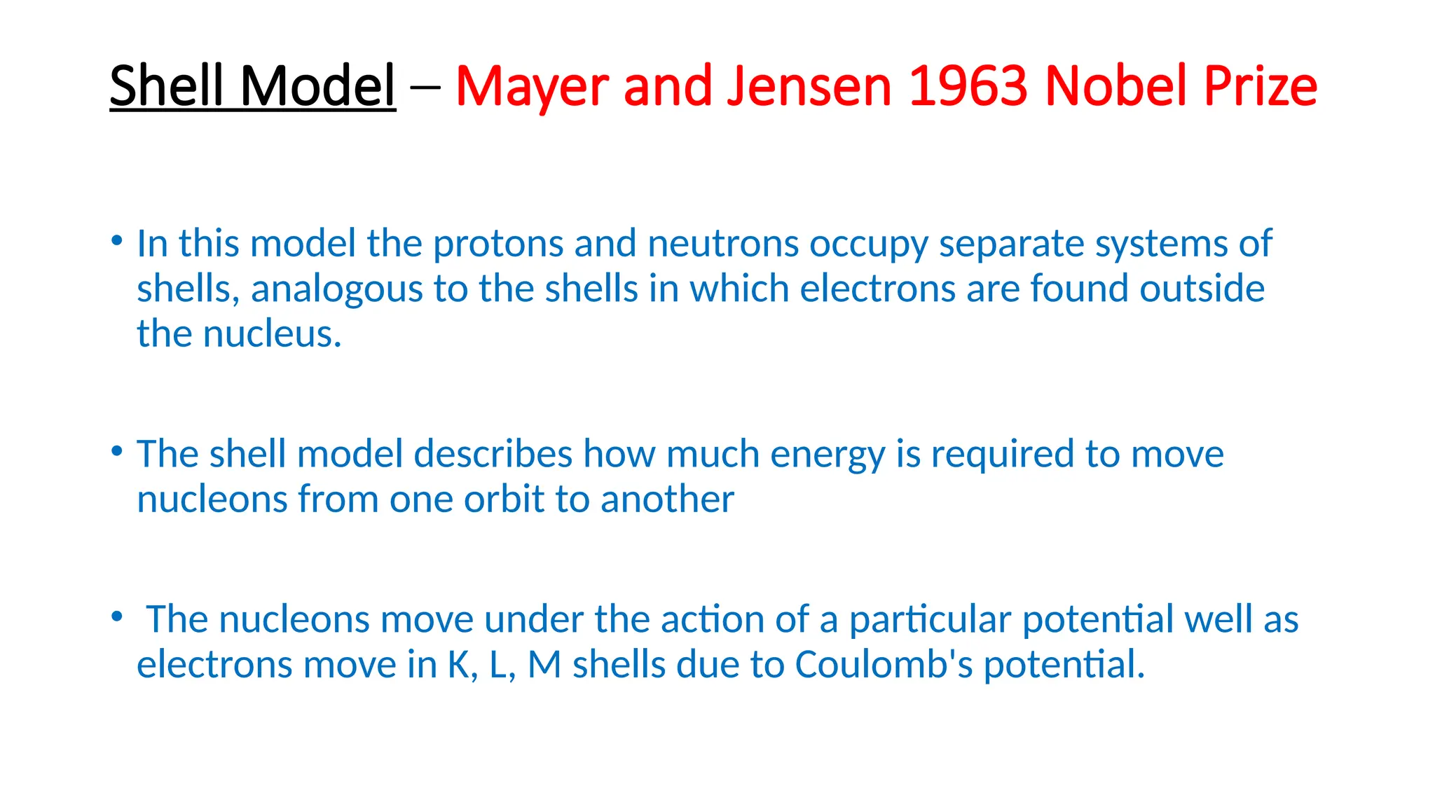 Nuclear Chemistry : The nuclear shell model.pptx