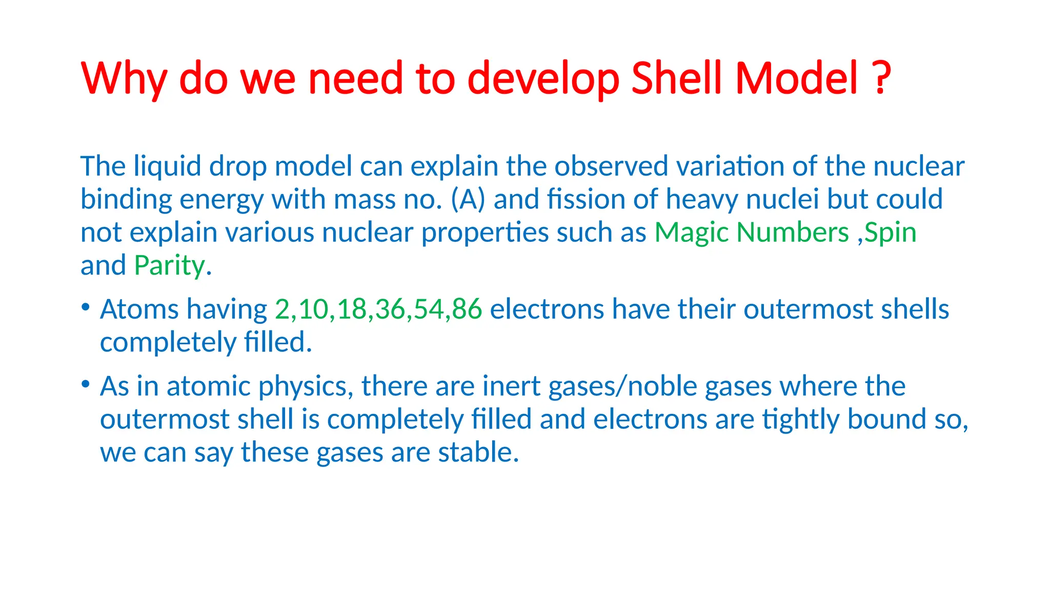 Nuclear Chemistry : The nuclear shell model.pptx
