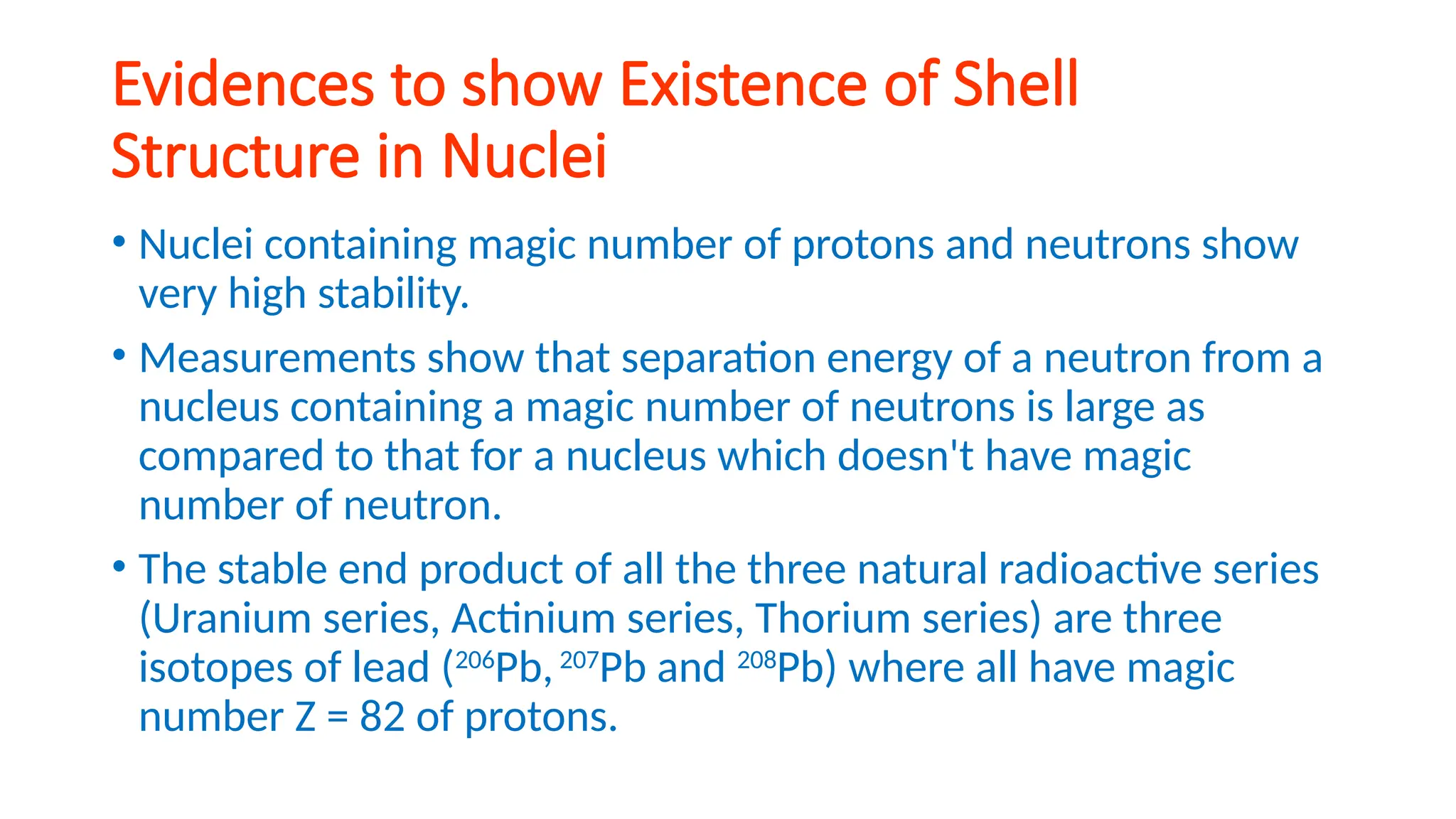 Nuclear Chemistry : The nuclear shell model.pptx