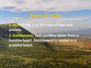 The Number One Enemy in Marriage is Pride | PPT
