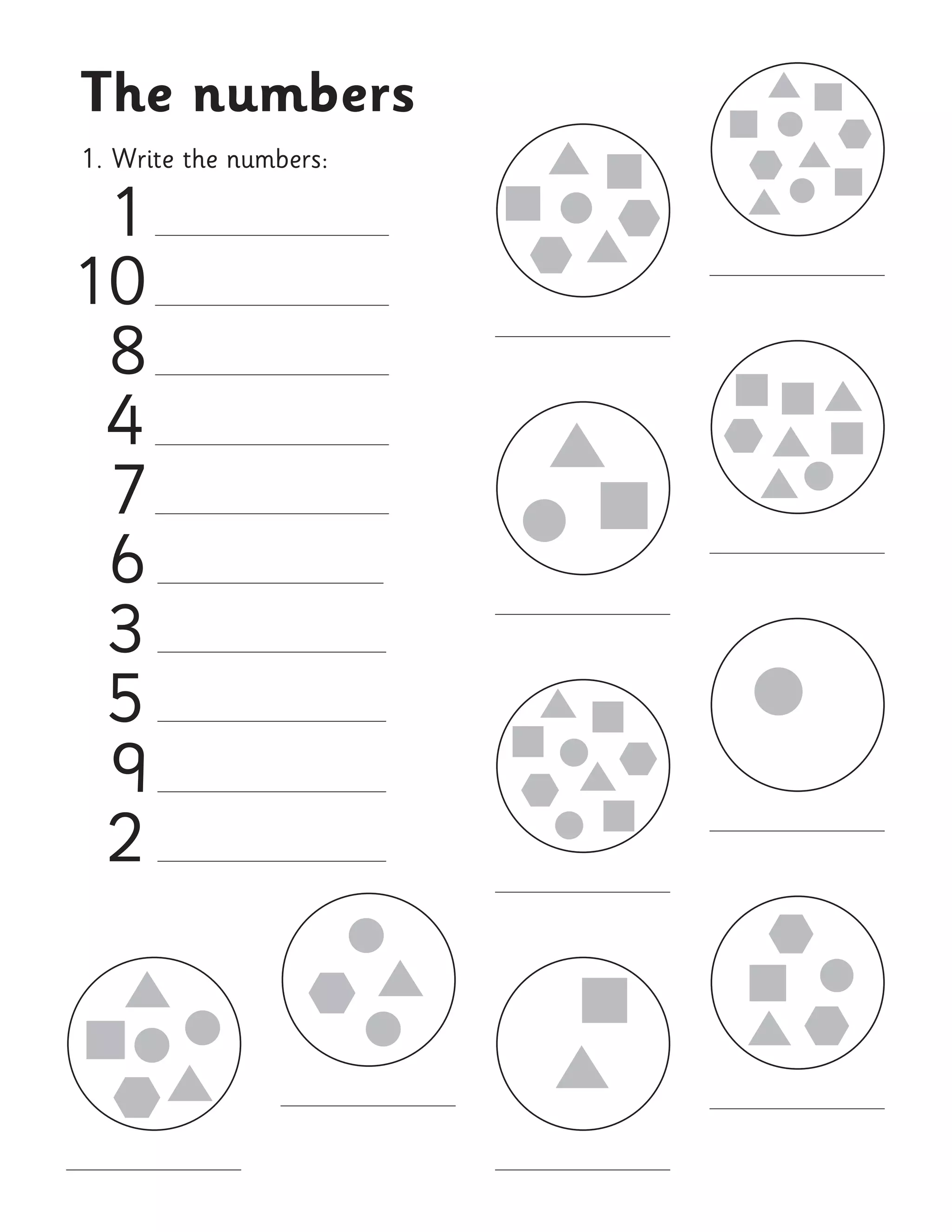 The numbers and colors | PDF