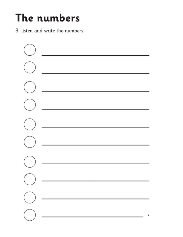 The numbers and colors | PDF