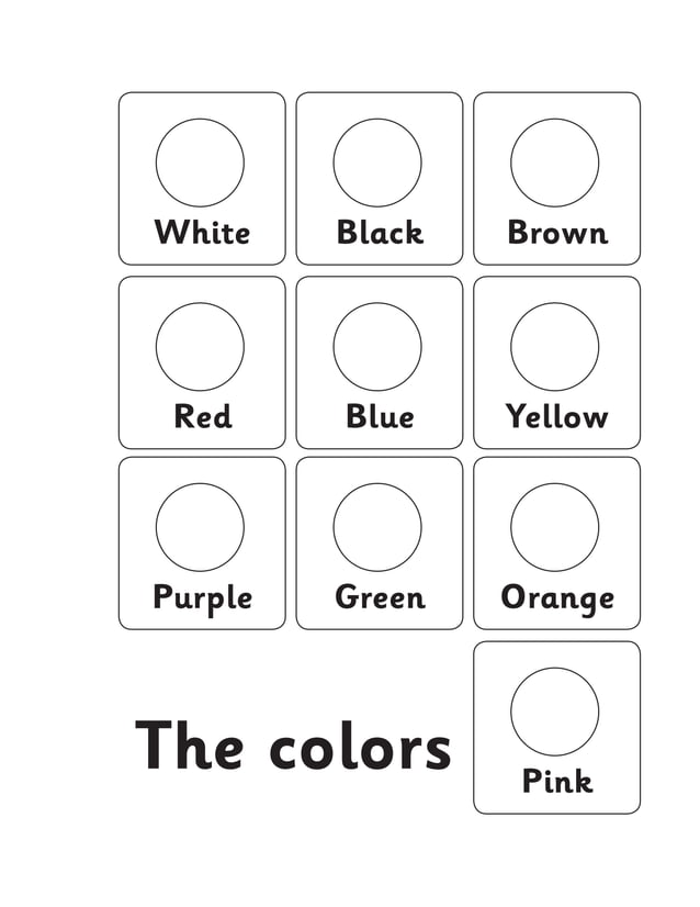 The numbers and colors | PDF