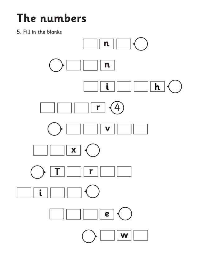 The numbers and colors | PDF