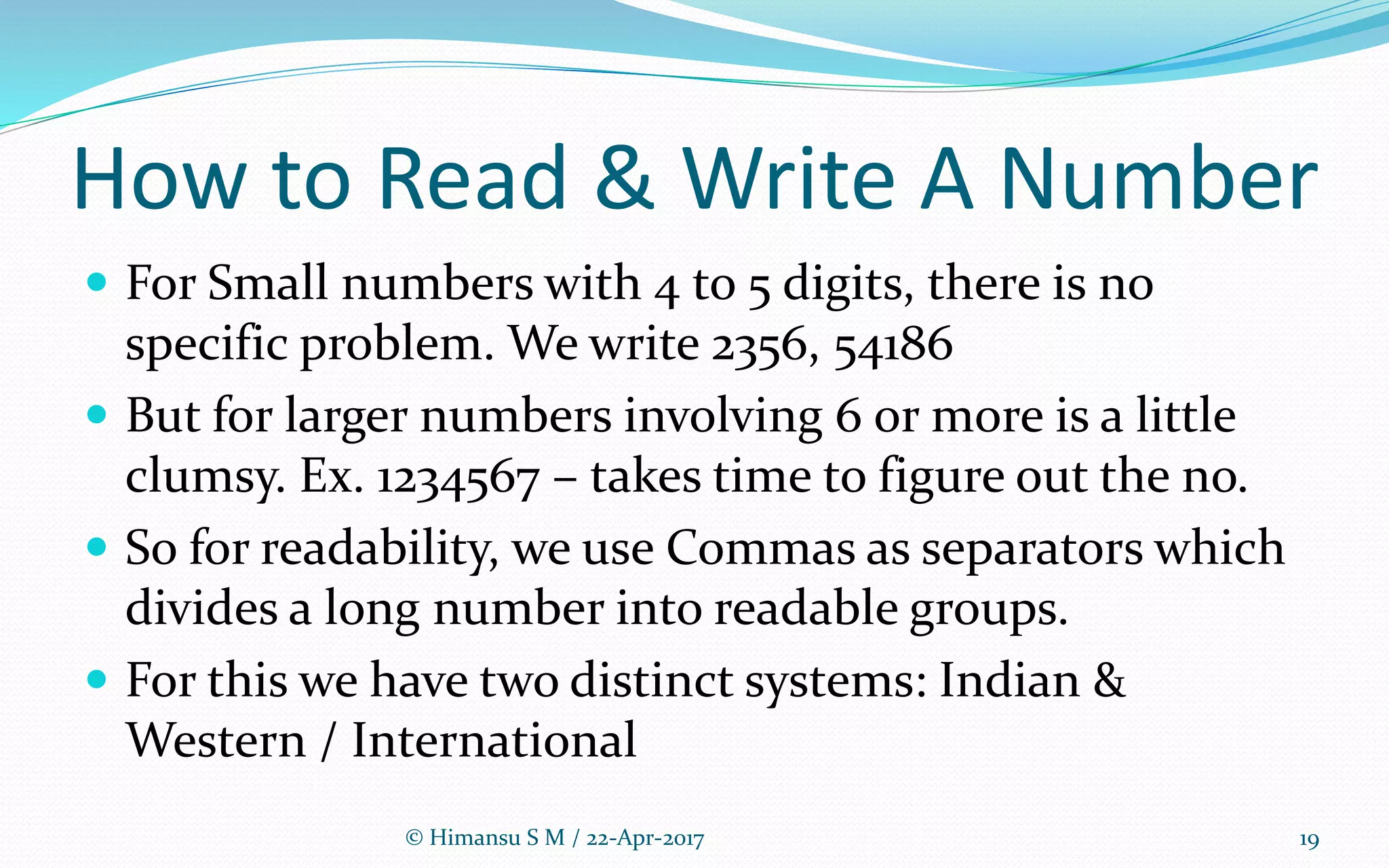 The Number System | PPTX