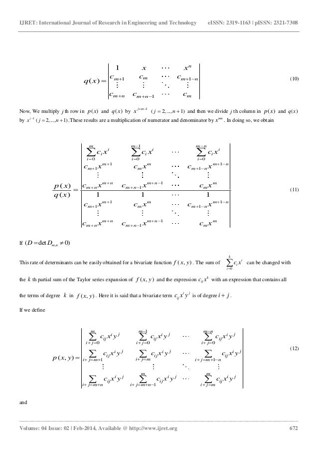 The Numerical Solution Of Helmholtz Equation Via Multivariate Padé Ap