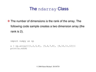 The num py_library_20200818 | PDF | Programming Languages | Computing