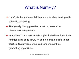 The num py_library_20200818 | PDF | Programming Languages | Computing