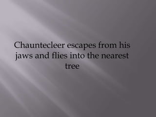 The nun’s priest’s tale | PPTX