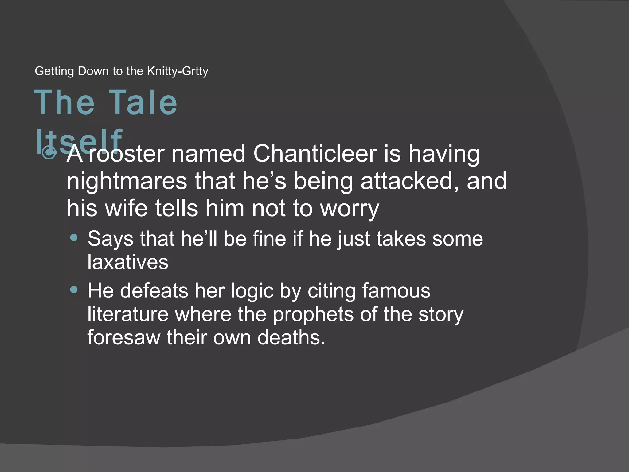 The Nuns Priest Tale | PPT