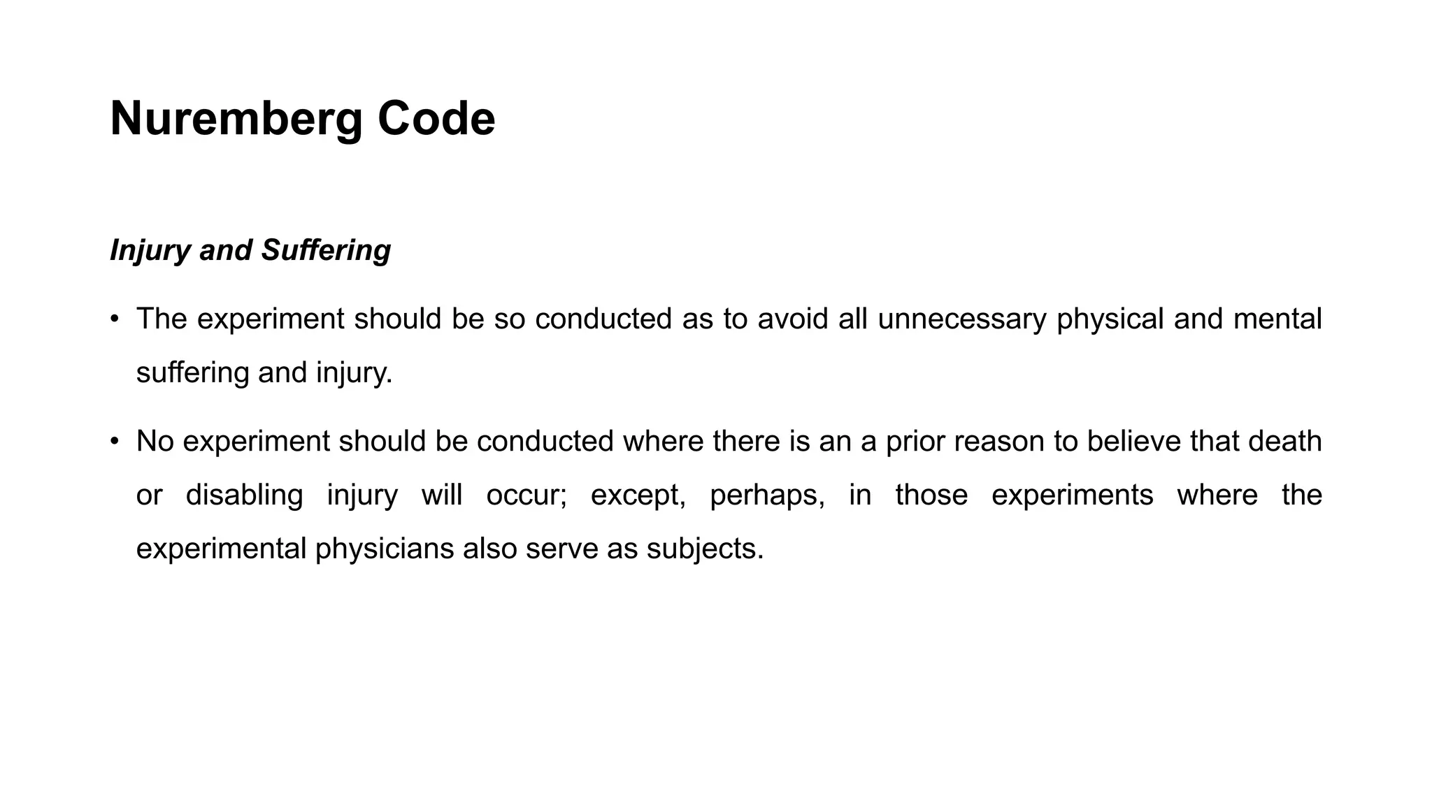 The Nuremberg Code | PPTX