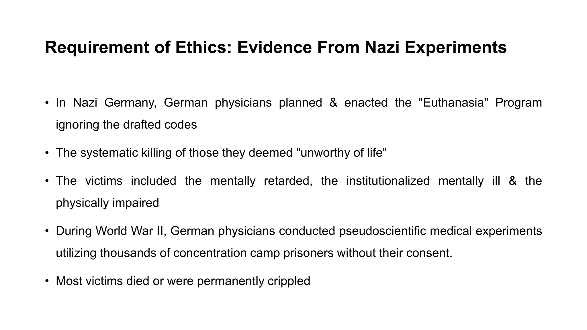 The Nuremberg Code | PPTX