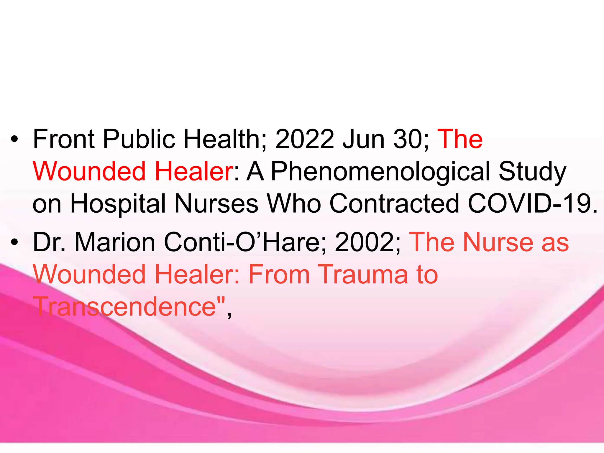 THE NURSE AS A WOUNDED HEALER..pptx