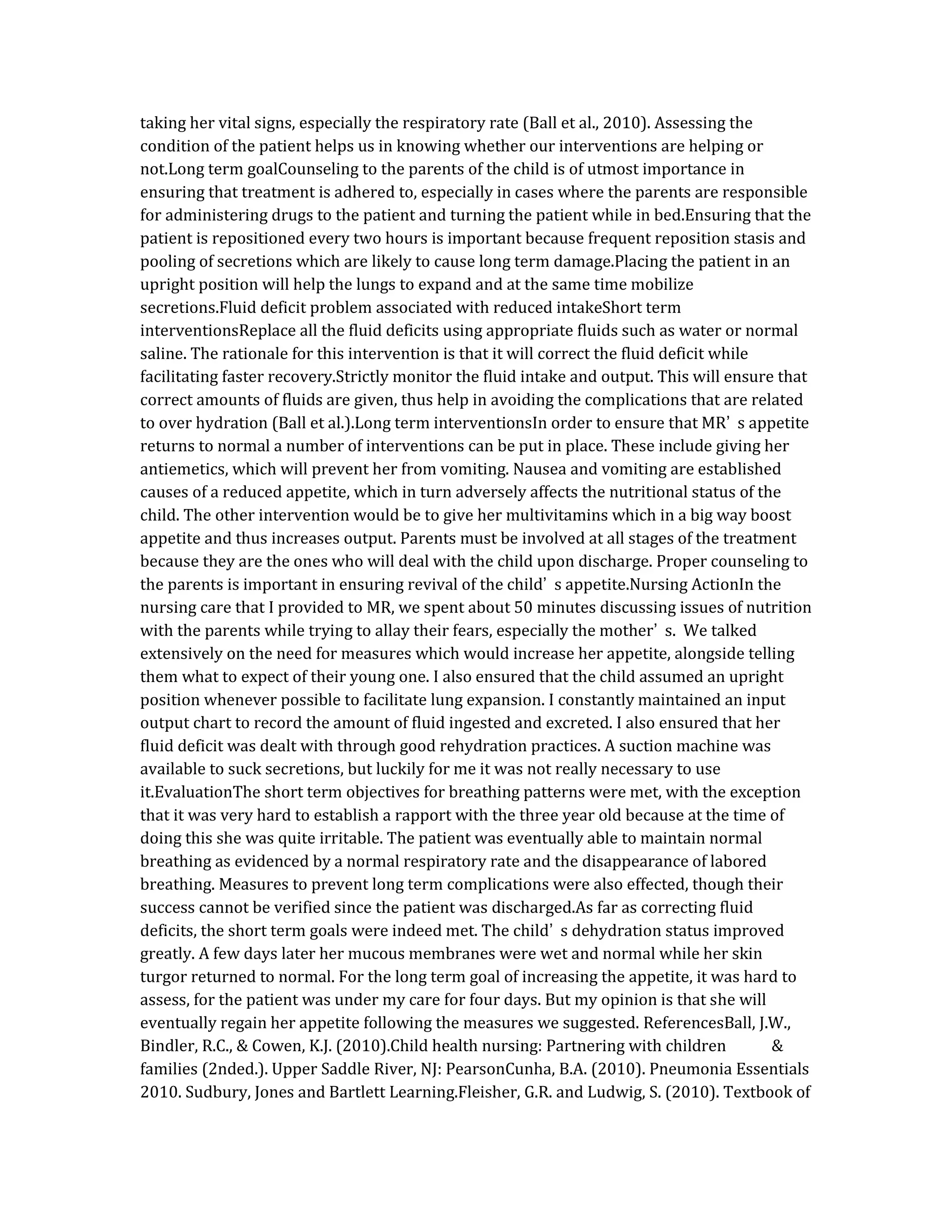 The Nursing Care of a 3 year old Patient with.docx