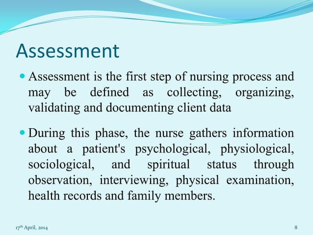 Nursing Essay On Nursing Process