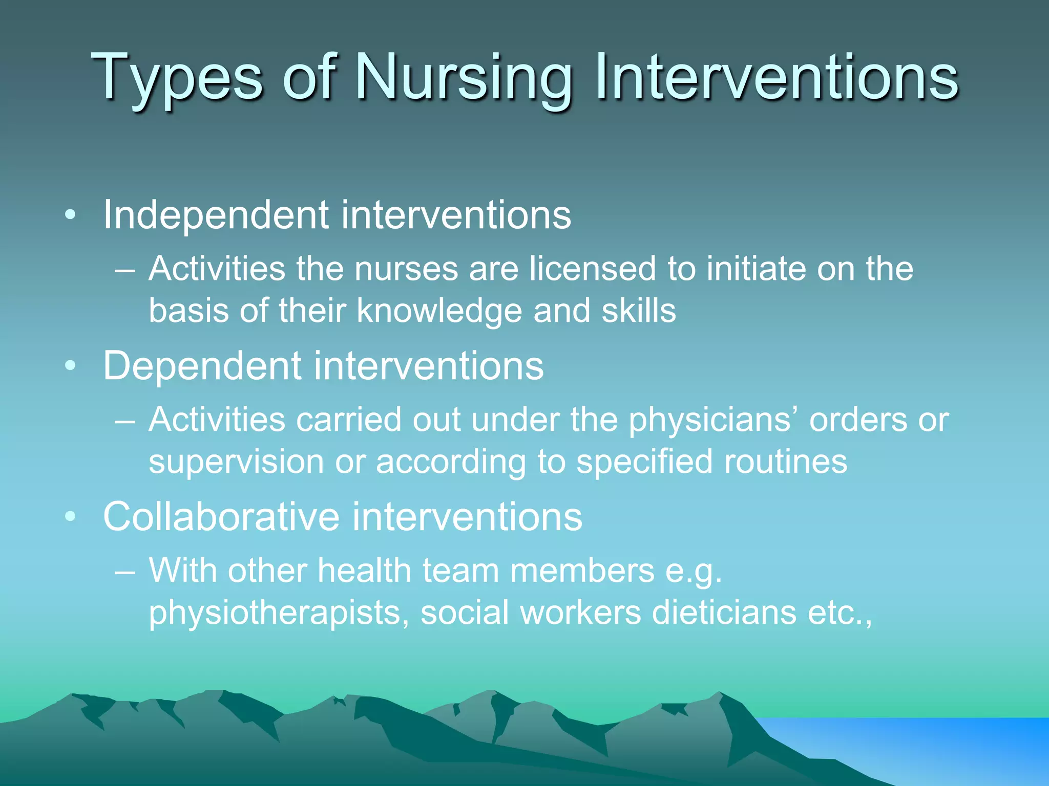 The nursing process copy | PPT | Lung and Respiratory Health | Diseases ...