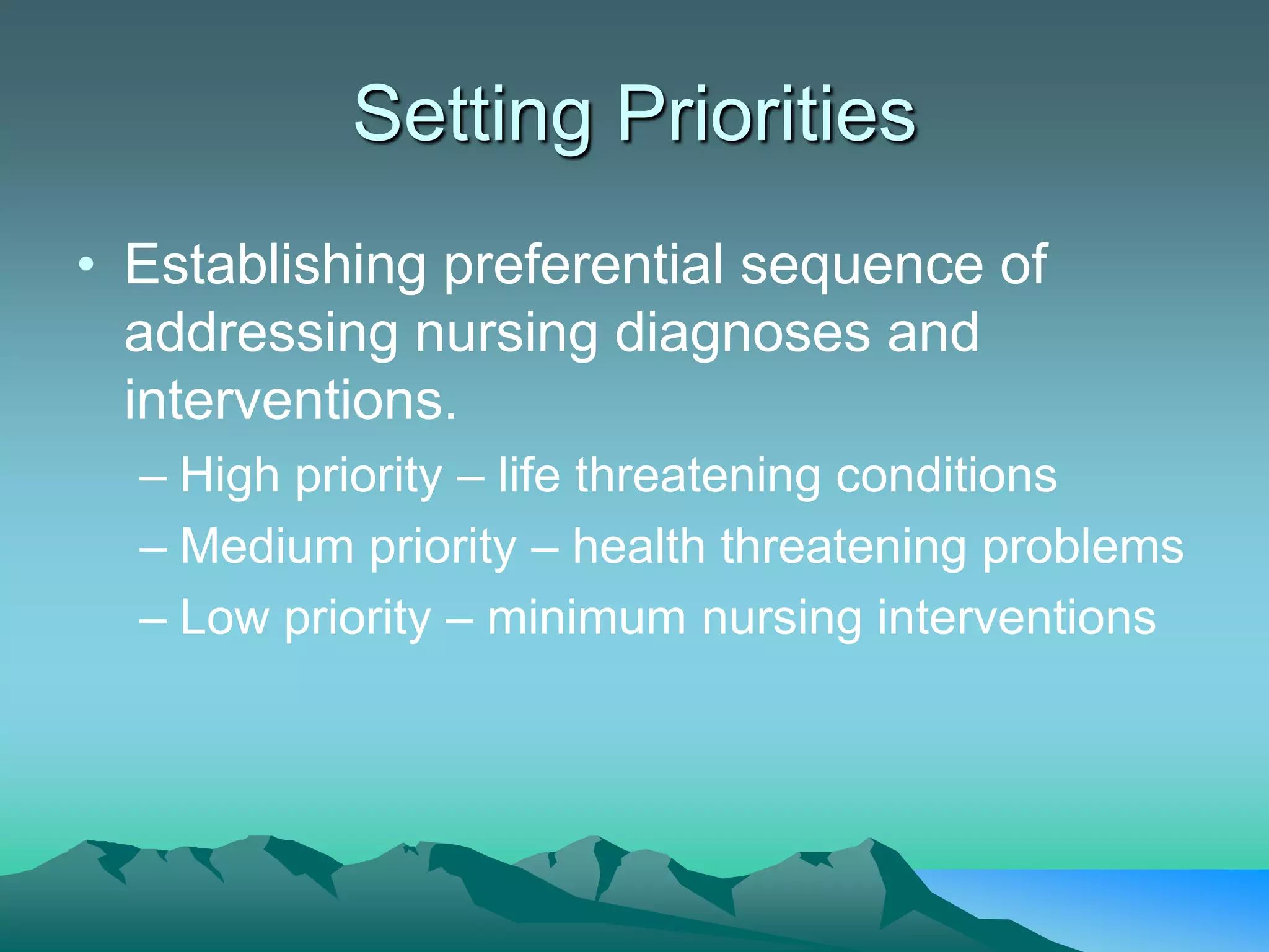 The nursing process copy | PPT | Lung and Respiratory Health | Diseases ...