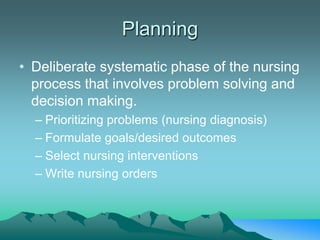 The nursing process copy | PPT | Lung and Respiratory Health | Diseases ...