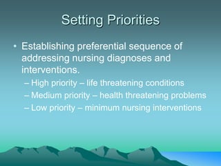 The nursing process copy | PPT | Lung and Respiratory Health | Diseases ...