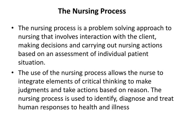 THE NURSING PROCESS FUNDAMENTAL II..pptx