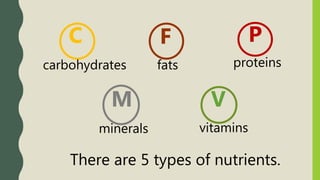 The nutrients in food | PPTX