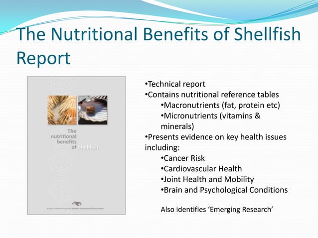 Andy Woolmer (Salacia Marine) – The Nutritional Benefits of Shellfish ...