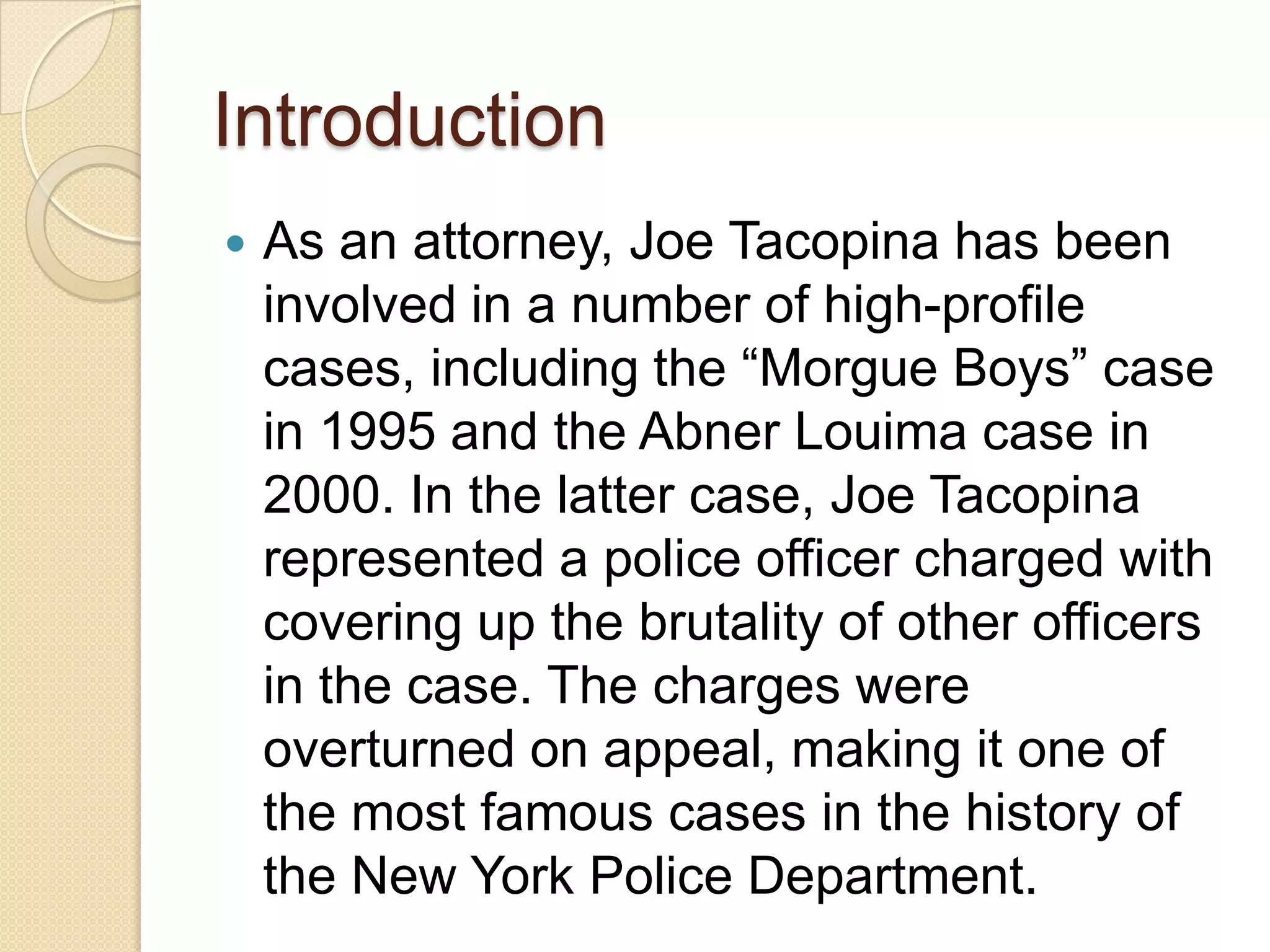 The NYPD's Famous Morgue Boys Case | PPTX