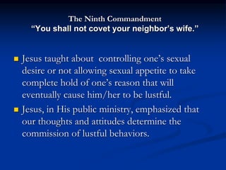 9th Commandment For Kids