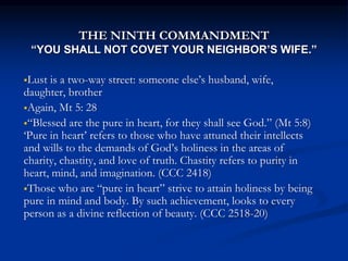 9th commandment | PPTX