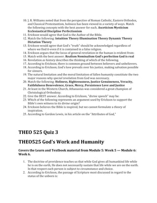 THEO 525 Quiz 1,2,3,4 Liberty Homeworksimple.docx | Religion & Spirituality