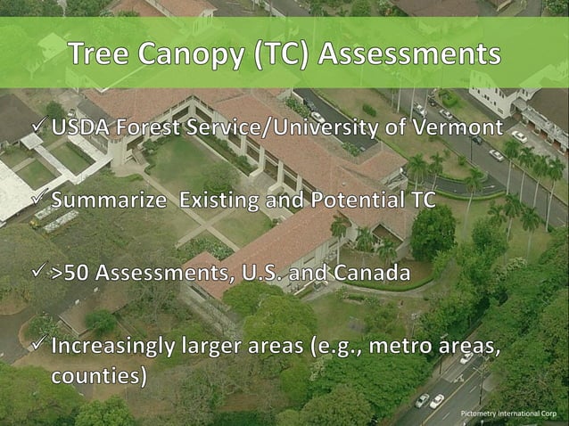 Hawaii Pacific GIS Conference 2012: Forestry and Tree Mapping - The Oahu Urban Tree Canopy ...