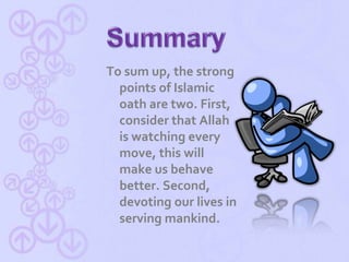 The oath of Muslim physicians | PPTX