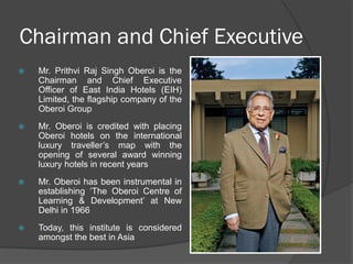 The Oberoi Group | PDF