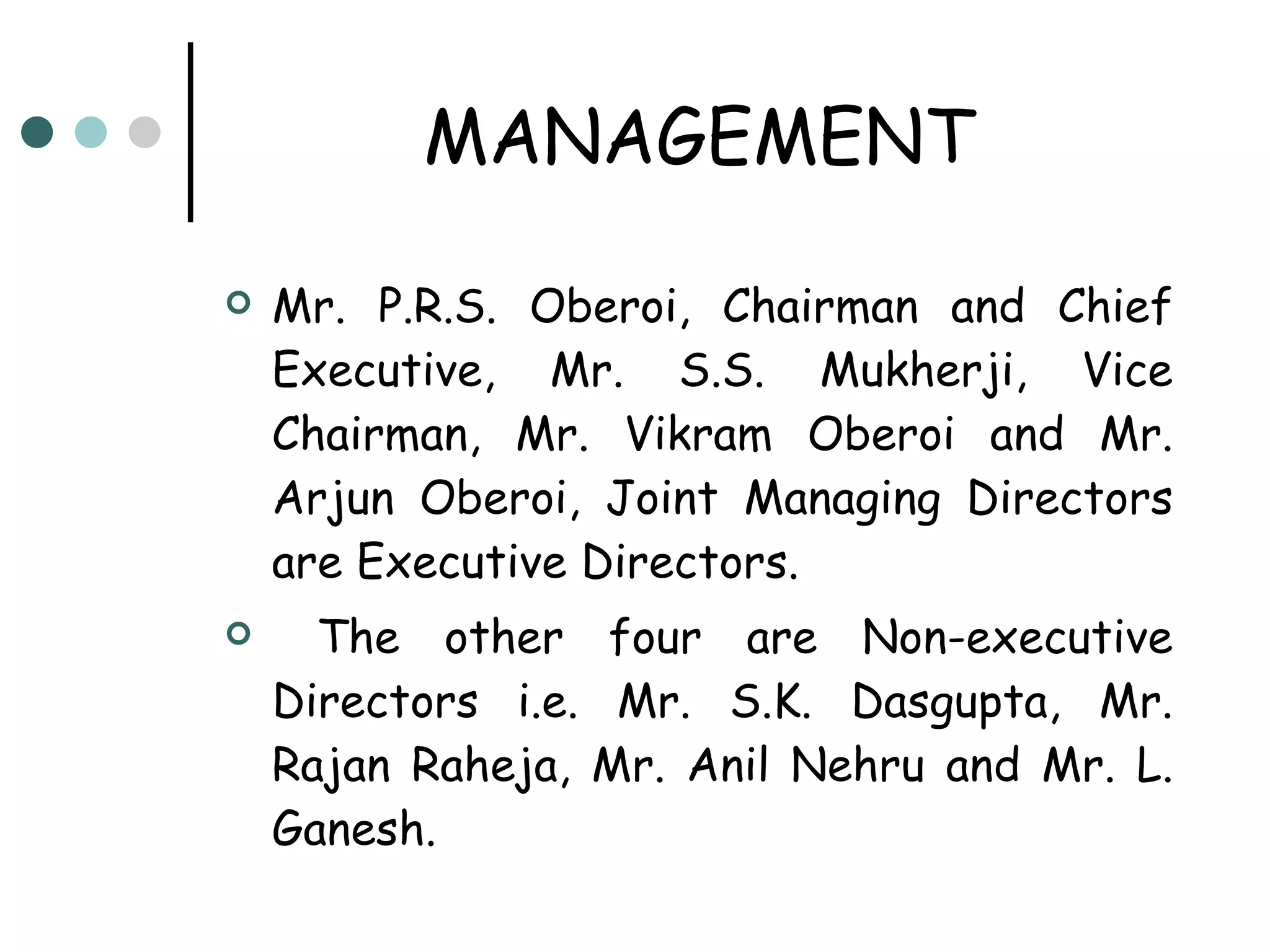 The oberoi hotels | PPT